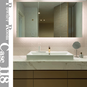 Powder Room Case 118 - WAILEA | 水回りから考えるインテリアデザイン